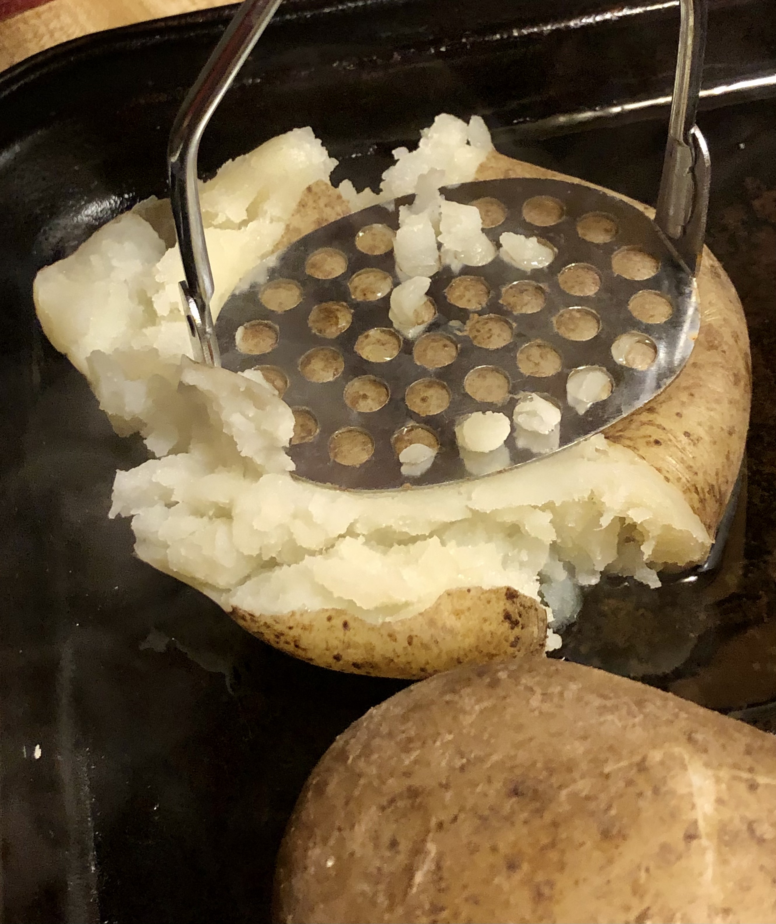 Crispy Parmesan & Olive Oil Smashed Russet Potatoes - Spice and Sugar Mama